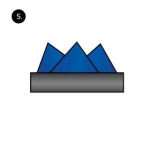Three Point Crown Pocket Square Fold | Tie-a-Tie.net
