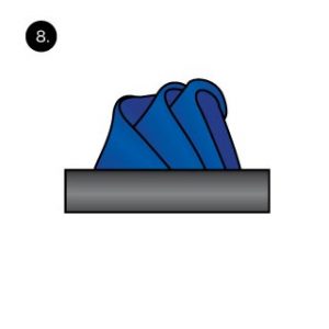 Wave Pocket Square Fold | Tie-a-Tie.net