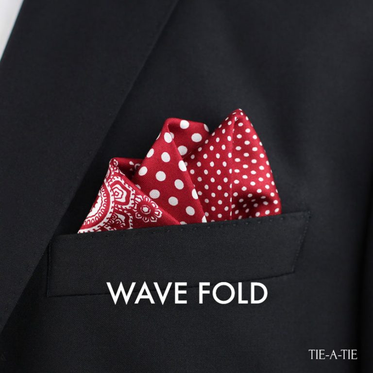 Wave Pocket Square Fold | Tie-a-Tie.net
